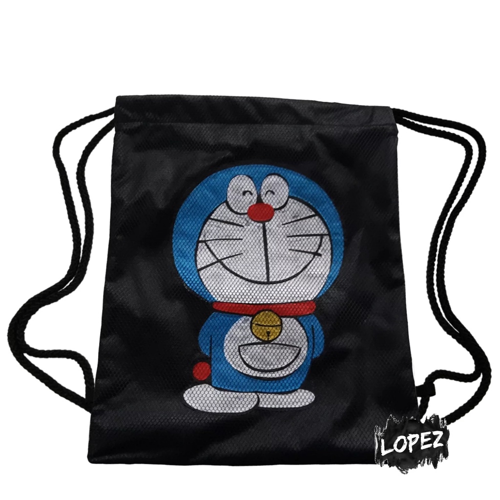 Jual Tas Jaring Doraemon / Tas Ransel Nobita Nobi Shizuka Gian Suneo ...