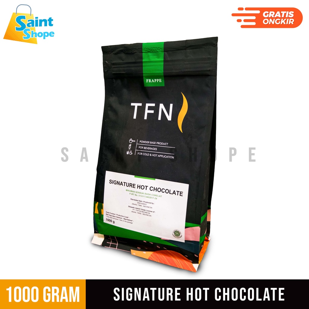 Jual Toffin Frappe Signature Hot Chocolate Powder 1000 Gram | Shopee ...