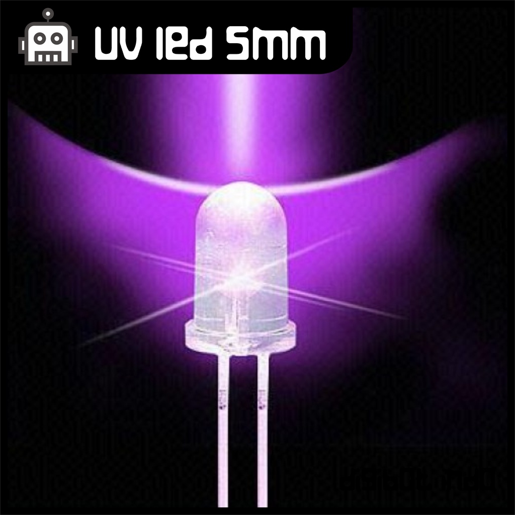 Jual UV LED 5MM - Ultra Violet Ray | Shopee Indonesia