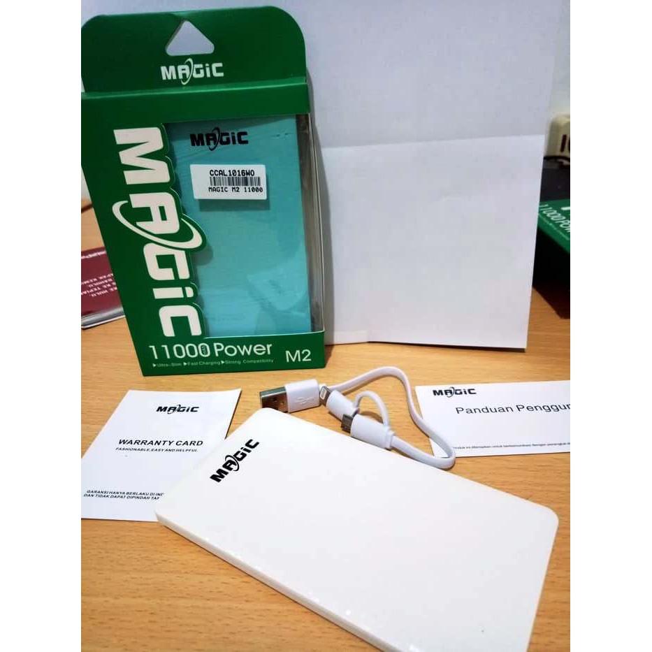 Jual Power Bank Magic M2 11000mAh Original - Garansi 1 Tahun | Shopee Indonesia