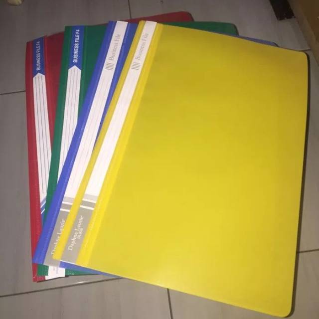 Jual Map Bussiness File uk Folio F4 (isi 12 pcs)/ Map jepit uk Folio F4 ...