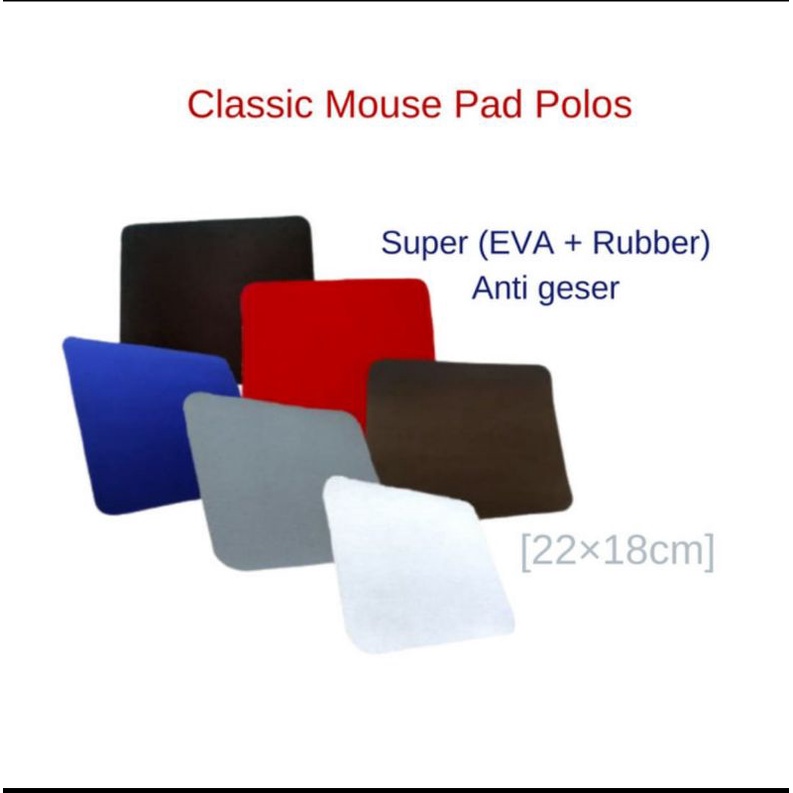 Jual Classic Mouse Pad Alas Mouse komputer PC laptop Ready Samarinda ...