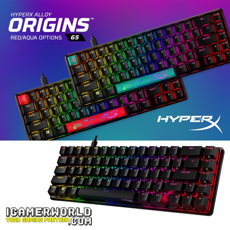 Jual HyperX Alloy Origins 65 PBT Aluminum Body Mechanical Gaming ...