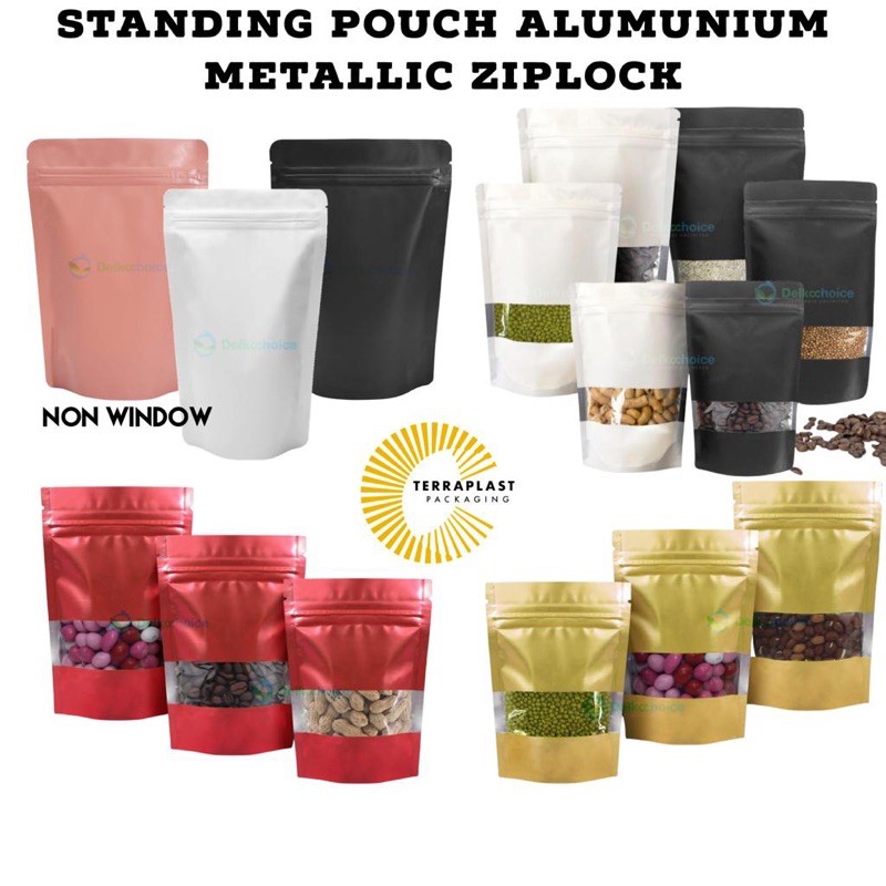 Jual STANDING POUCH ZIPLOCK - KEMASAN MAKANAN MINUMAN | Shopee Indonesia