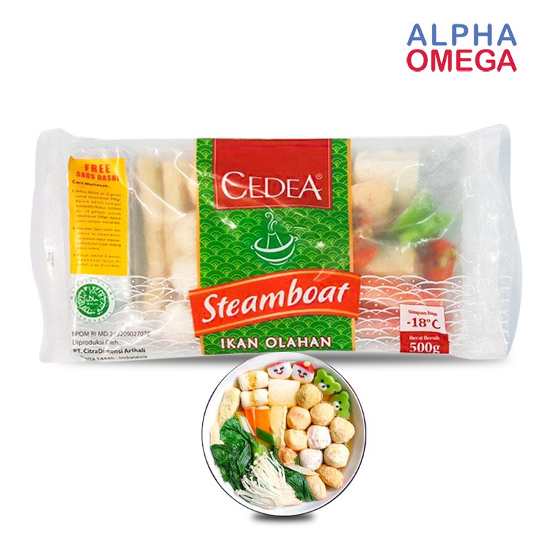Jual CEDEA STEAMBOAT SHABU 500 GRAM - FROZEN FOOD IKAN OLAHAN | Shopee ...