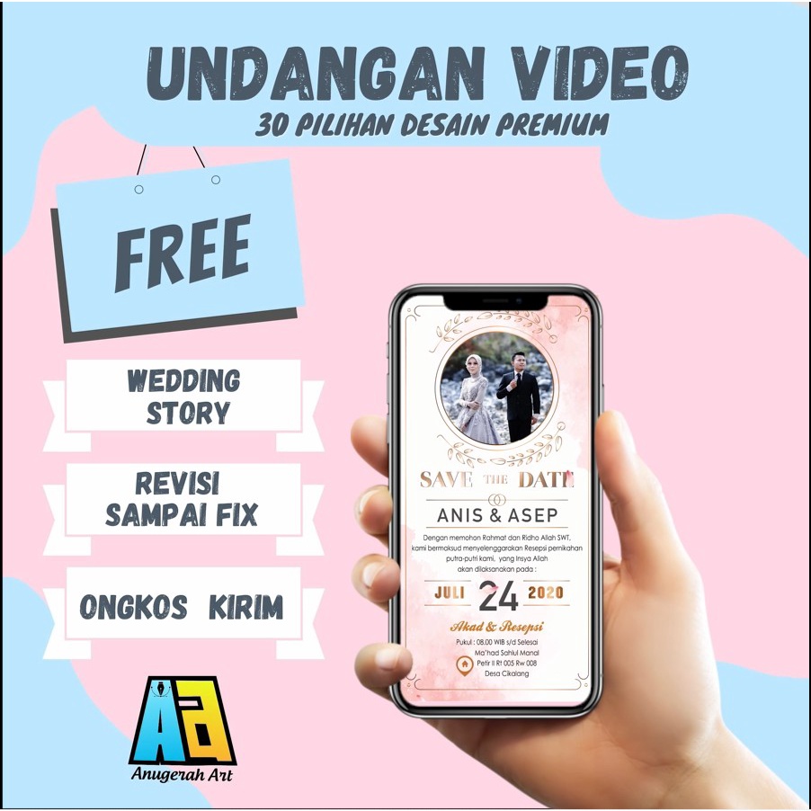 Jual UNDANGAN DIGITAL/UNDANGAN VIDEO/UNDANGAN MILENIAL/UNDANGAN ...