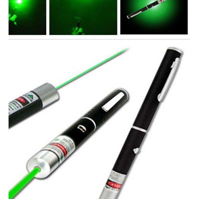 Jual Laser Pointer Green Laser Pen High Power Green Beam ☇ | Shopee ...