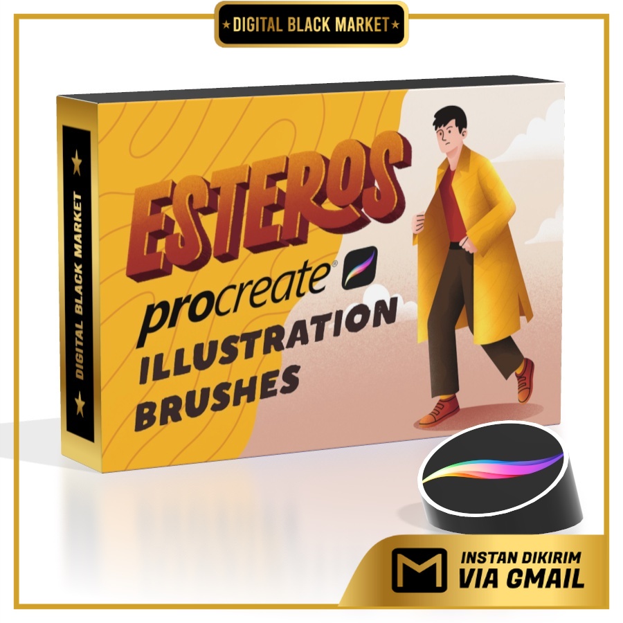 Jual Esteros - Procreate Illustration Brushes | Shopee Indonesia
