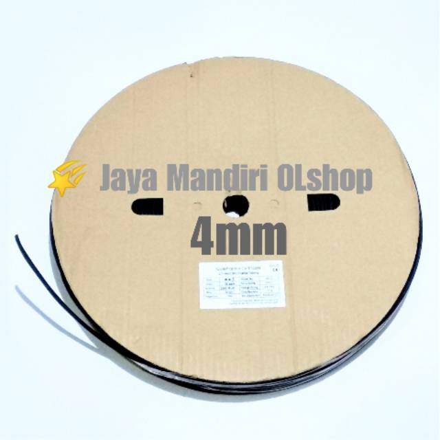 Jual ISOLASI BAKAR / SELANG BAKAR 4mm / 100 METER | Shopee Indonesia