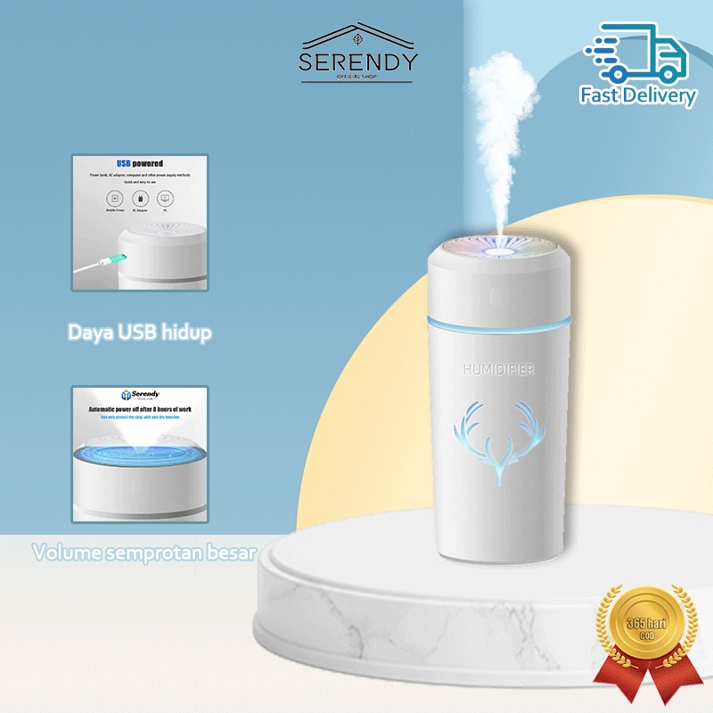 Jual Serendy Humidifier Diffuser Aroma Terapi Essential Oil Pelembab ...