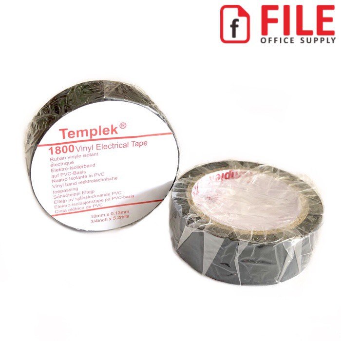 Jual Isolasi Hitam / Vinly Electrical Tape Kecil Templek 1800 (1 pcs) | Shopee Indonesia