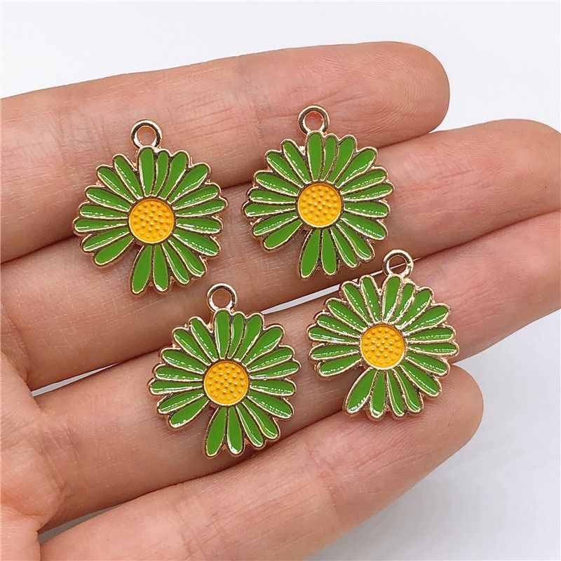 Jual Charm Bandul Enamel Bunga Daisy/Aster Epoxy | Shopee Indonesia