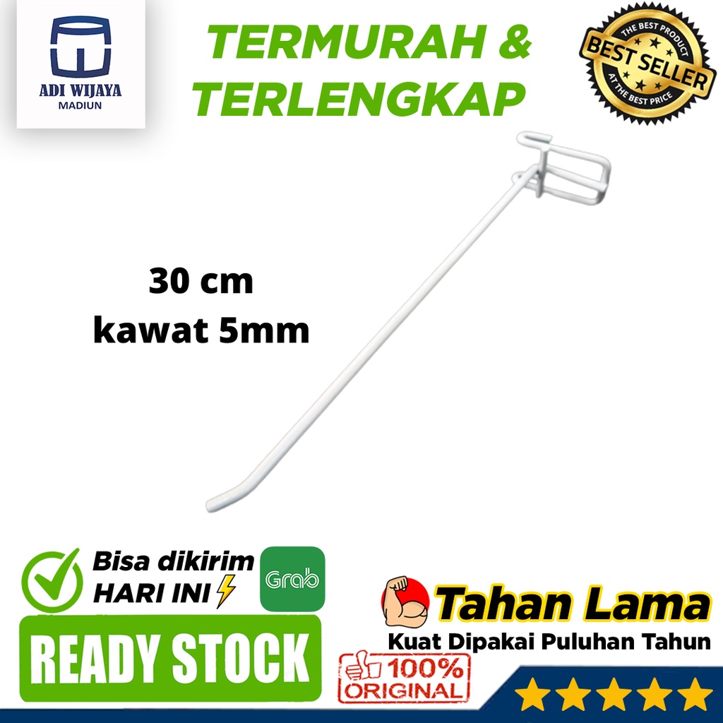 Jual Cantolan single ram besi 30cm (1pak : 10pcs) | Shopee Indonesia