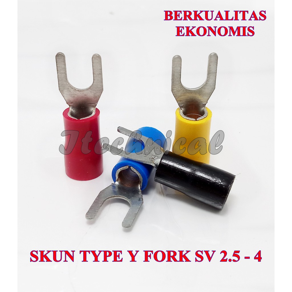 Jual KABEL SKUN Y FORK SV 2.5 - 4 INS | Shopee Indonesia
