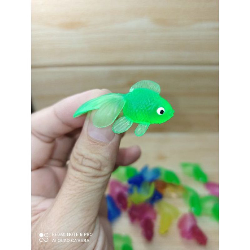Jual mainan ikan koki karet satuan | Shopee Indonesia