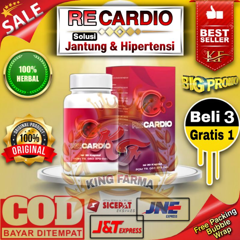 Jual RECARDIO Obat Herbal Hipertensi Jantung Tekanan Pembuluh Darah ...