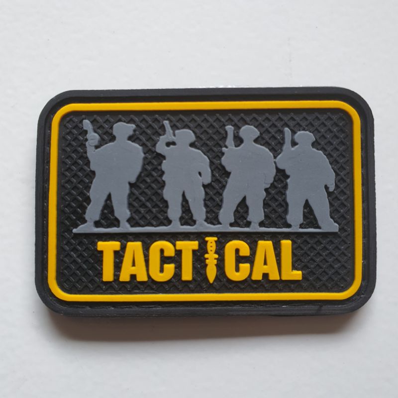 Jual patch rubber tactical sniper army - rubber patch logo tactical ...