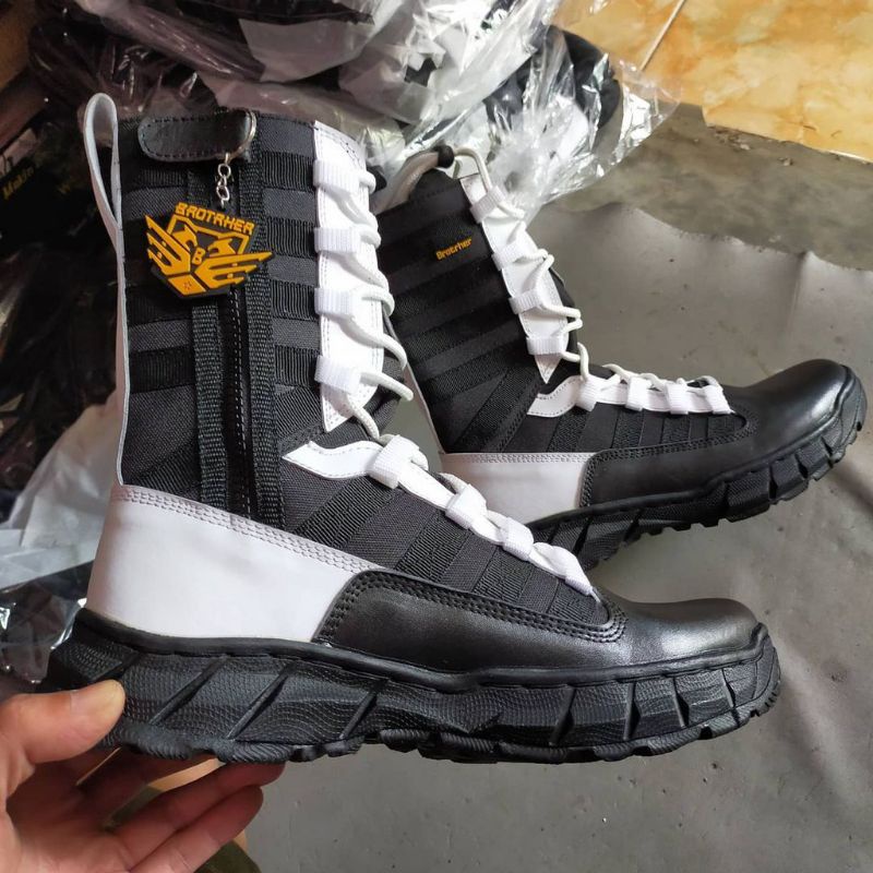 Jual SEPATU PDL NINJA PROVOST POLRI DAN TNI KULIT SAPI ASLI SEPATU PDL ...