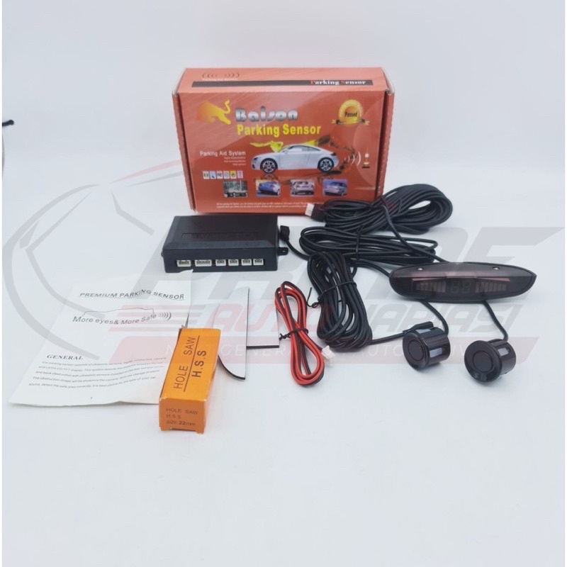 Jual Sensor parkir Parking alarm mundur mobil universal 2 Titik LCD ...