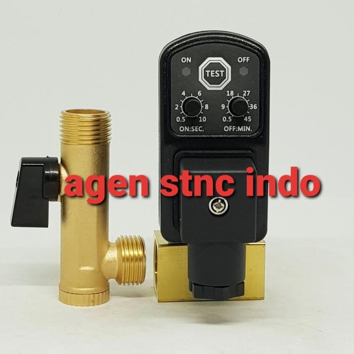Jual Murahstore Solenoid Valve Auto Drain + Timer Drat 1/2 Pressure ...