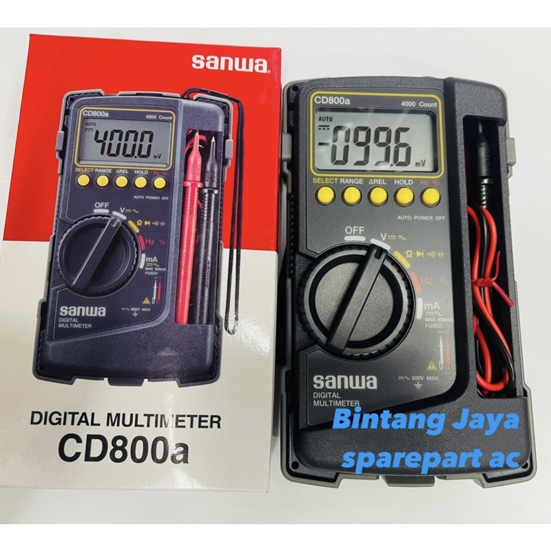 Jual Digital multimeter SANWA Digital CD800 Multitester digital ...