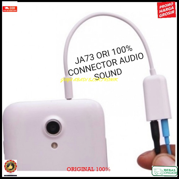 Jual J73 SPLITTER JEK KONEKTOR JACK AUX 3.5 MM AUDIO HEADSET MIC ...