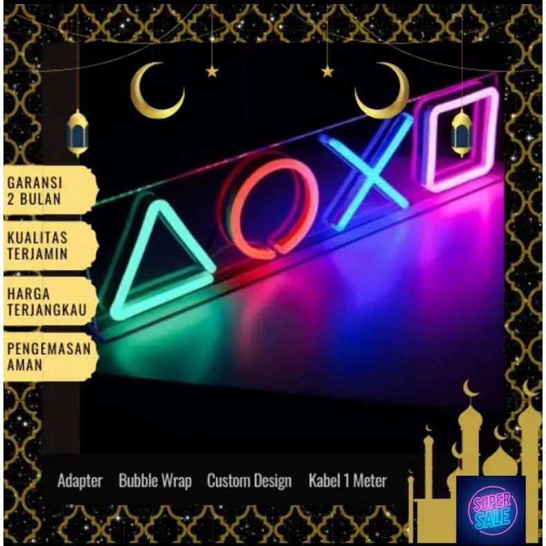 Jual Lampu LED Neon Flex Gamers / Squid Game / Joystick | Shopee Indonesia