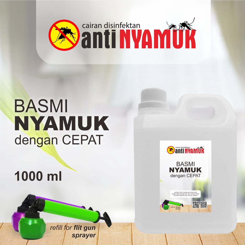 Jual Cairan Obat Anti Nyamuk Serangga Kemasan Refiil Flit Gun Sprayer 1 ...
