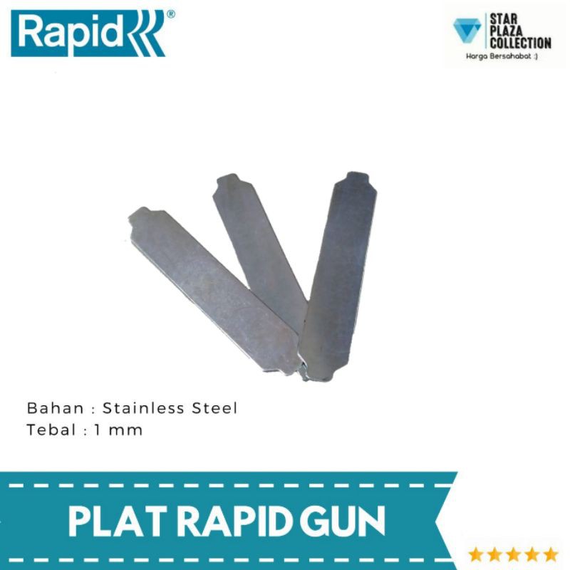 Jual Plat Rapid Gun (Stainless Steel) - Sparepart Staples Rapid Gun R23 ...
