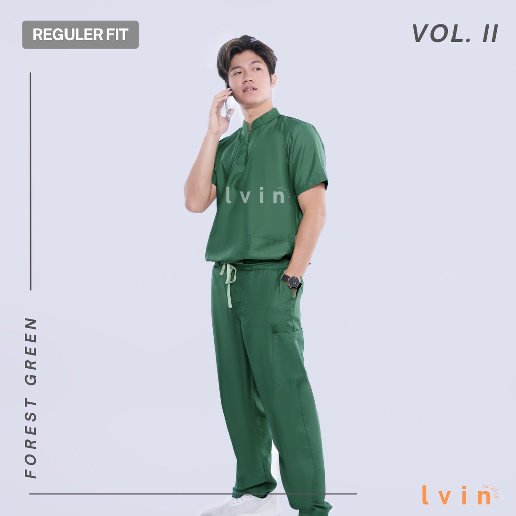 Jual [ Lvin ] Vol II - Baju OKA Mandarin Collar Celana Reguler Fit ...