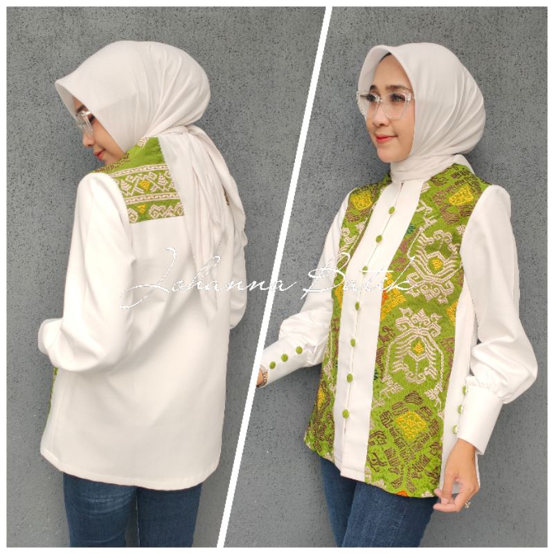 Jual JOHANNA BATIK - Blouse Songket | Shopee Indonesia