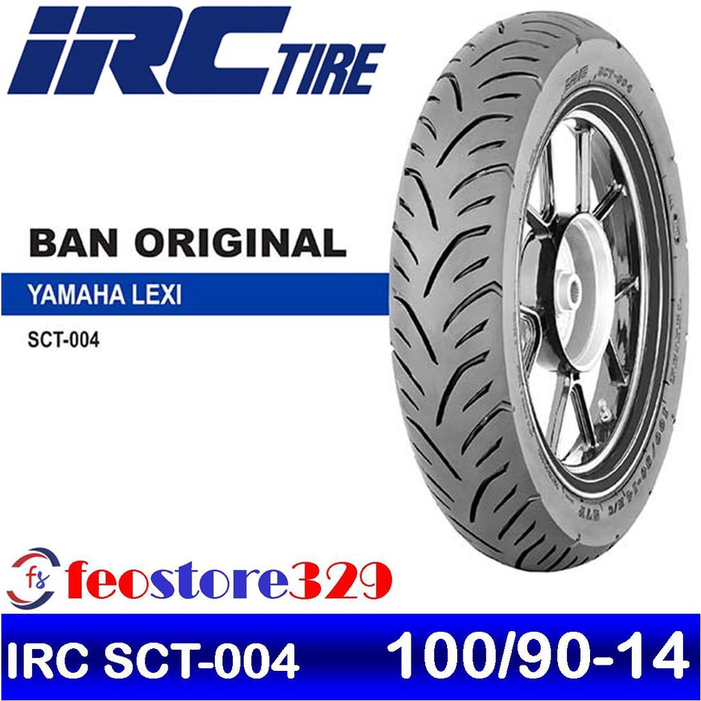 Jual BAN BELAKANG YAMAHA LEXI 125 TUBLESS IRC SCT-004 UKURAN 100/90 ...