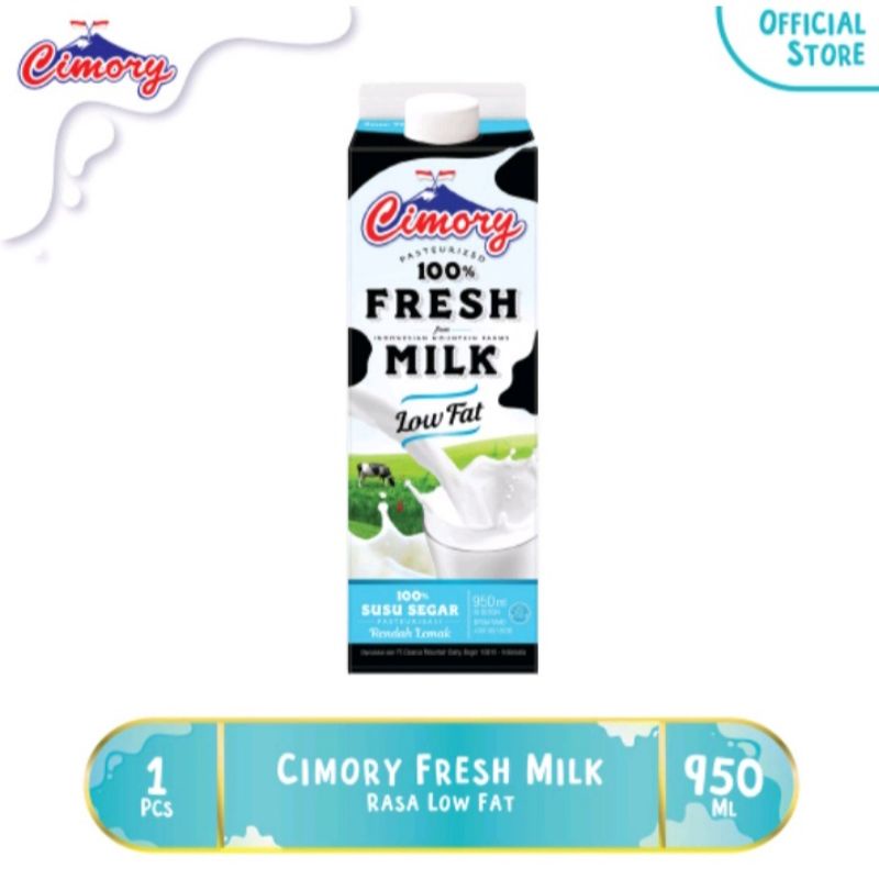 Jual FRESH MILK CIMORY 1LITER SEGAR PASTEURISASI | Shopee Indonesia