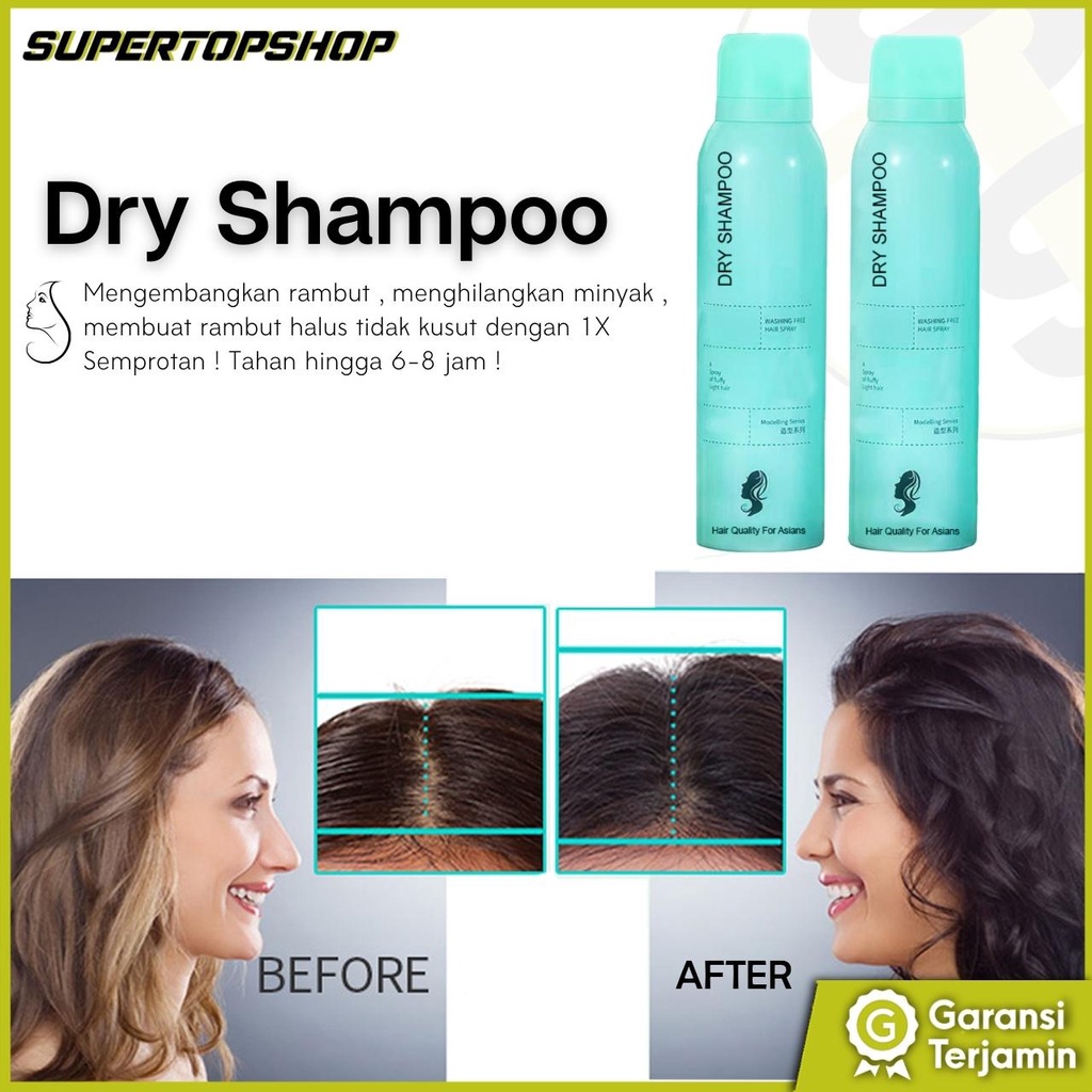 Jual Dry Shampoo Semprotan Rambut Kering Untuk Mengembangkan Rambut ...