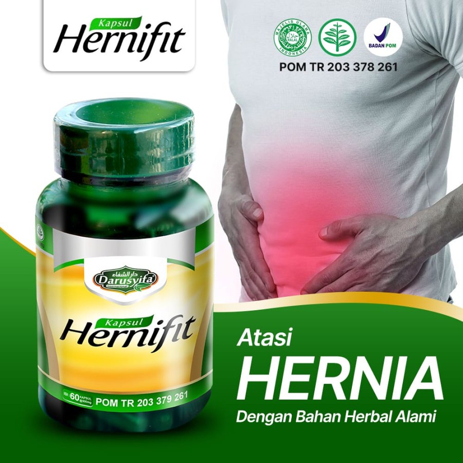 Jual HERNIFIT Obat Hernia ASLI BPOM 60 kapsul | Shopee Indonesia
