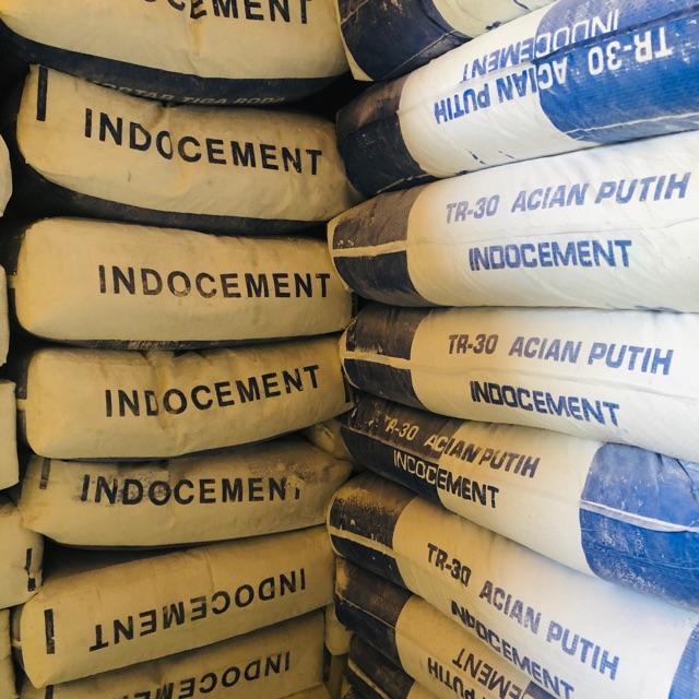 Jual SEMEN MORTAR ACIAN PUTIH TR30 TIGA RODA 40 KG | Shopee Indonesia