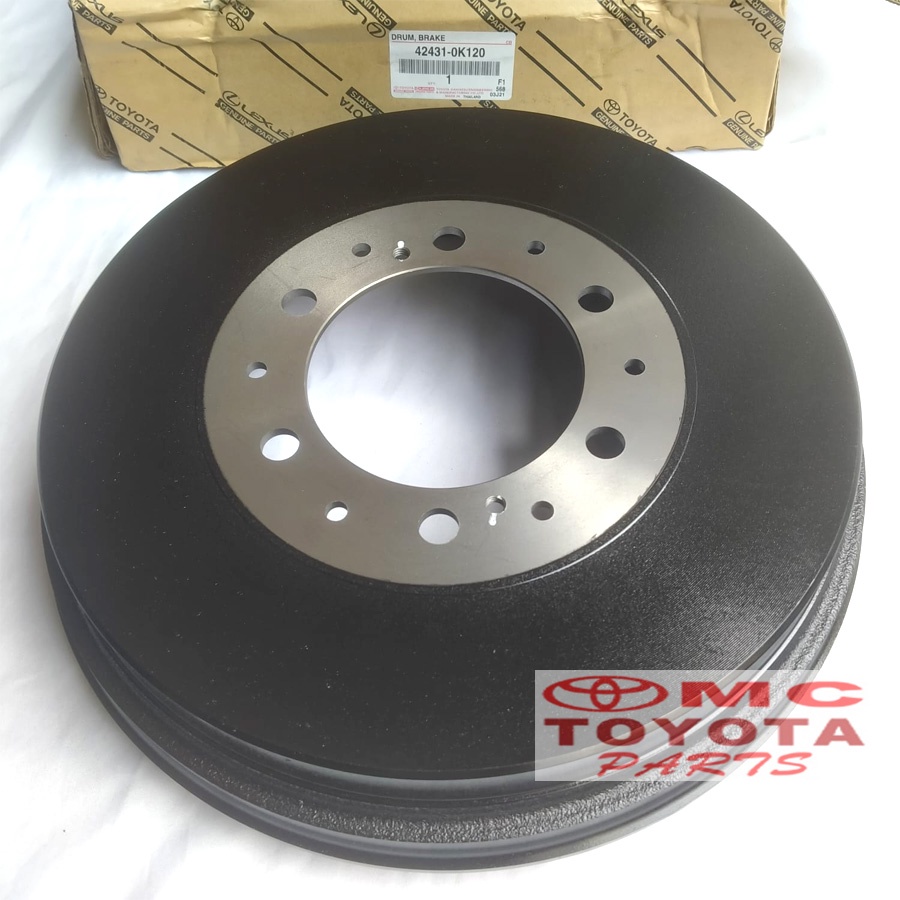 Jual Tromol Rem Belakang / Brake Drum Rear Fortuner Hilux 42431-0K120 ...