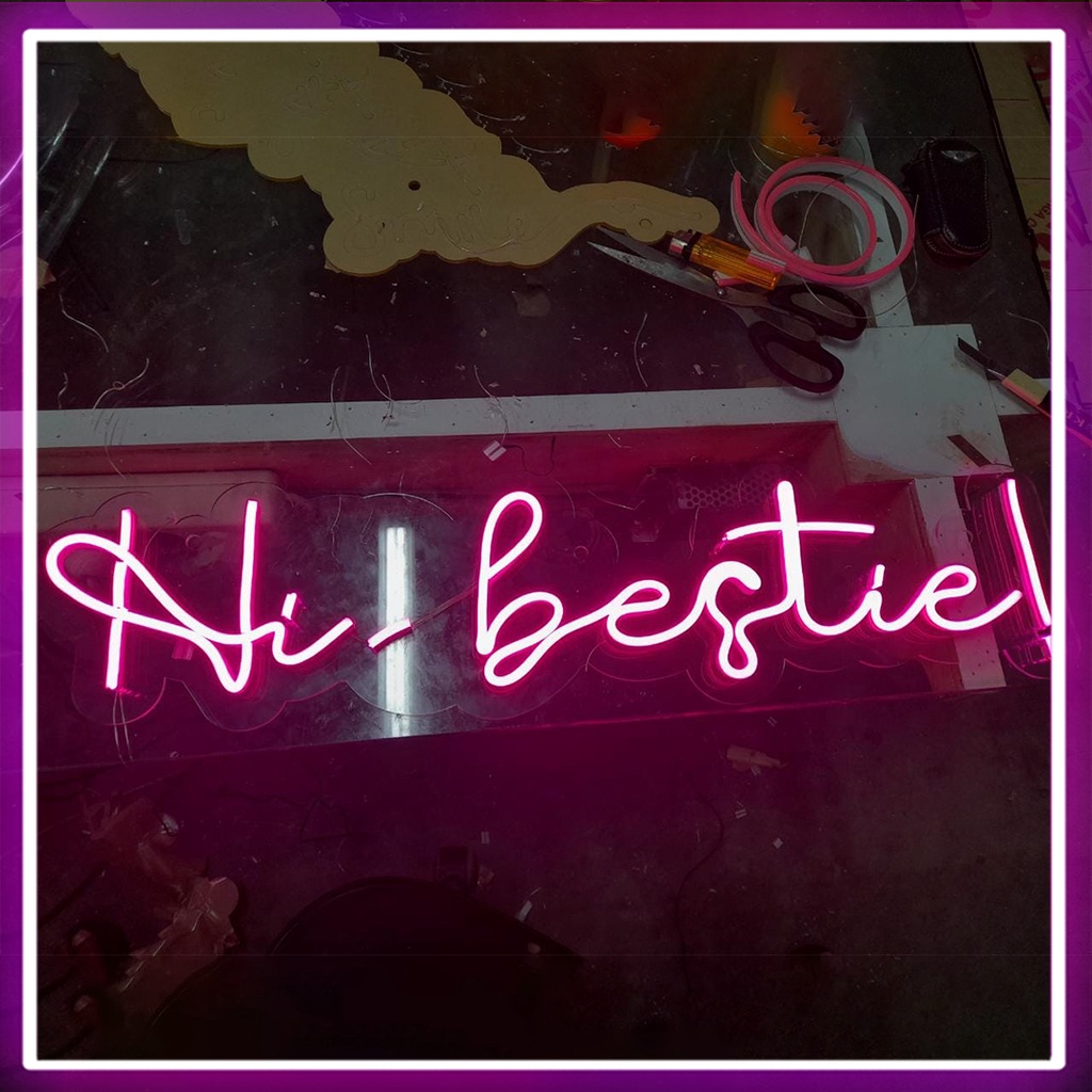 Jual Neon Flex Design Custom Ukuran 15x40cm | Shopee Indonesia