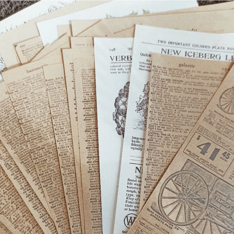 Jual KERTAS VINTAGE OLD PAPER SCRAPBOOK | Shopee Indonesia