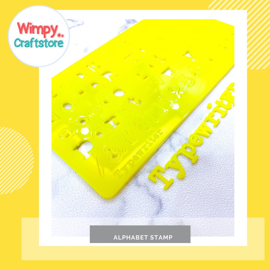 Jual Cetakan Stamp Huruf Alphabet Stamping Stempel Fondant Clay SMALL 7 ...