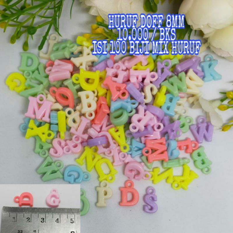Jual Variasi Huruf Doff Abjad dan Huruf silfer Vokal | Shopee Indonesia