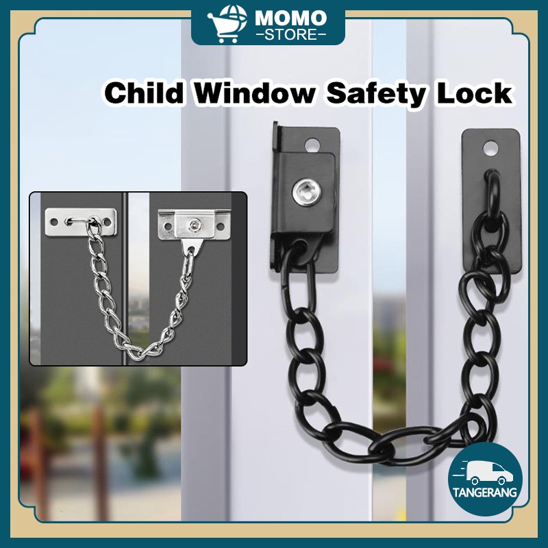 Jual Grendel Rantai Jendela / Safety Chain Lock / Kunci Kulkas Pengaman ...