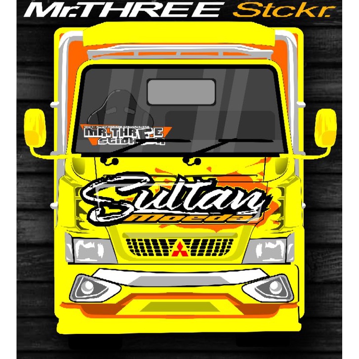 Jual STICKER TRUCK CANTER CUSTOM MURAH DAN BERKUALITAS, NYALA MALAM ...
