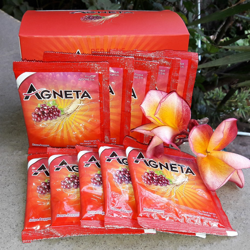 Jual Agneta Red Wine Eceran 10 Sachet | Shopee Indonesia