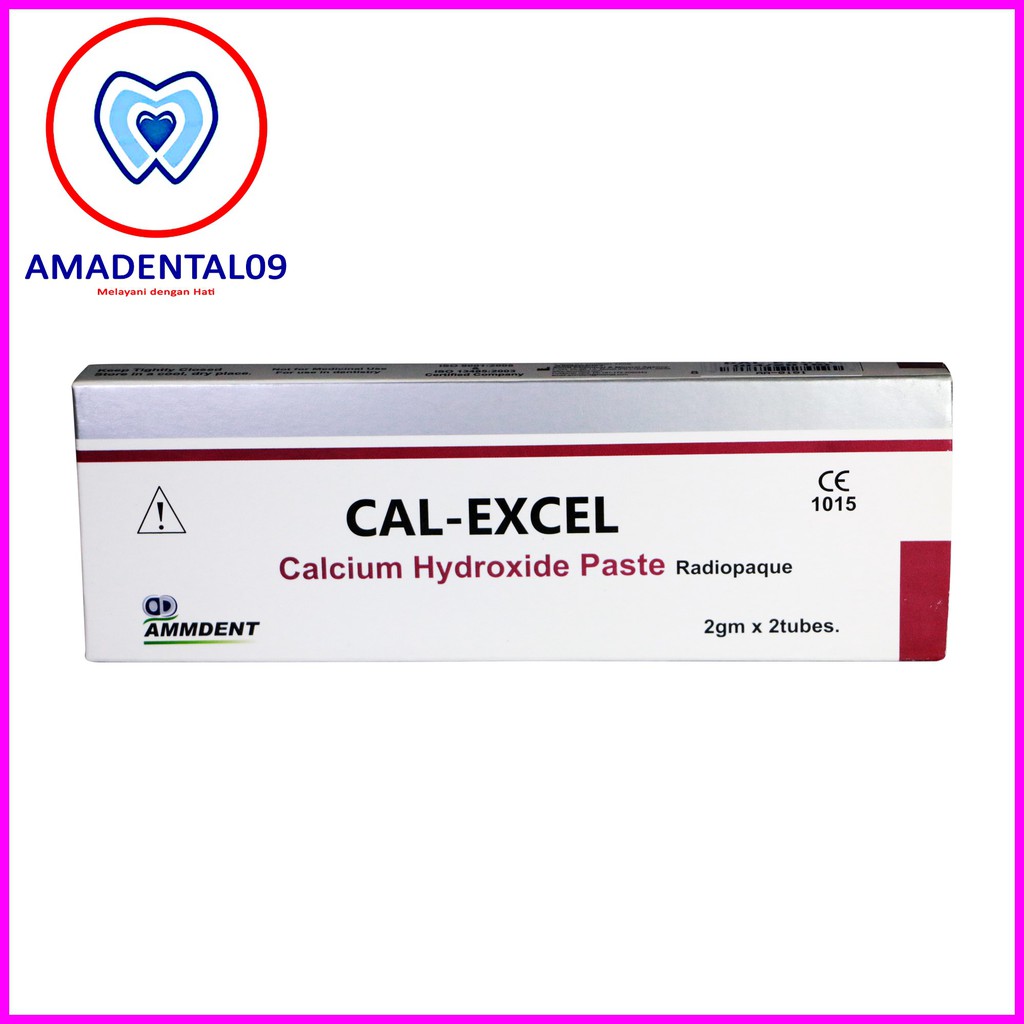 Jual CAL-EXCEL CALCIUM HYDROXIDE PASTE 2 Gm x 2 TUBES | Shopee Indonesia