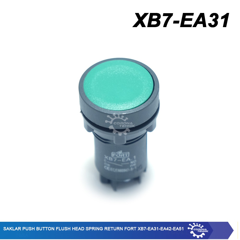 Jual XB7 Saklar Push Button Flush Head - Spring Return Fort | Shopee ...