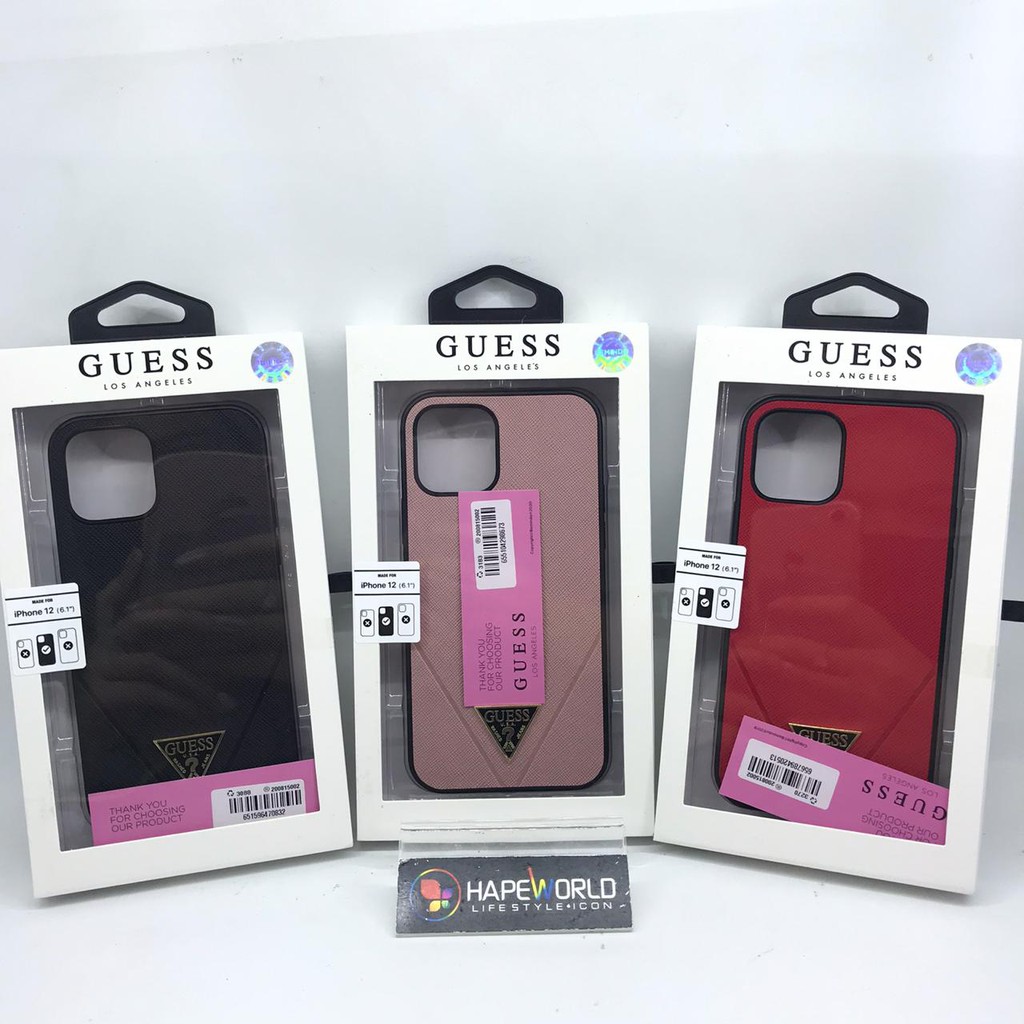 Jual CASE GUESS TYPE IPHONE 12 DAN 12 PRO | Shopee Indonesia