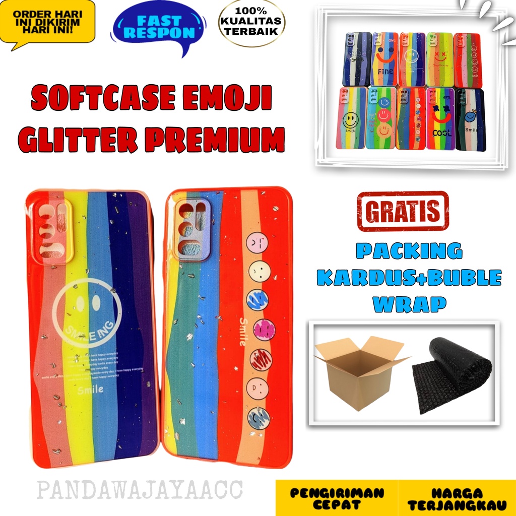 Jual Case Hp Softcase Handphone Casing Soft Case Glitter Rainbow ...
