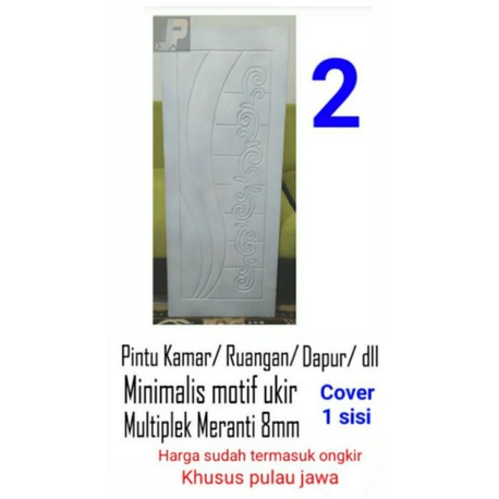 Jual Pintu Kamar Minimalis Ukir Triplek/Multiplek. Triplek/Multiplek ...