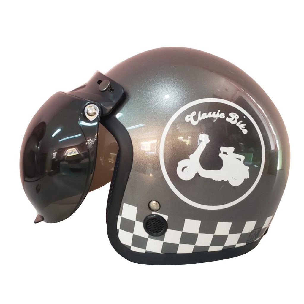 Jual Helm Bogo Retro / Helm IGLOO Motif Campur mix varian | Shopee ...